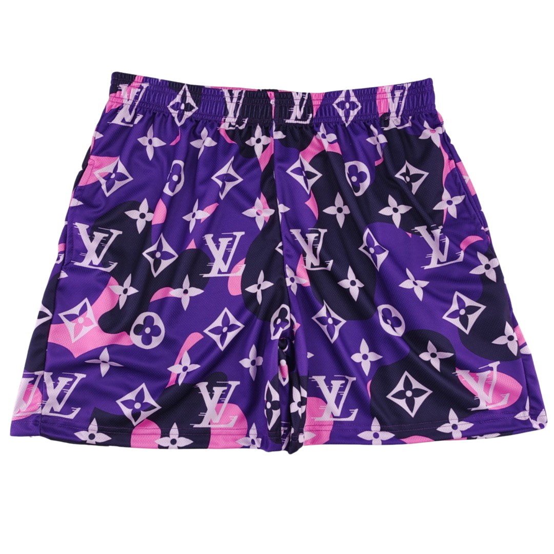 PURPLE X PINK MONO MESH SHORTS – IGNITE THREADS
